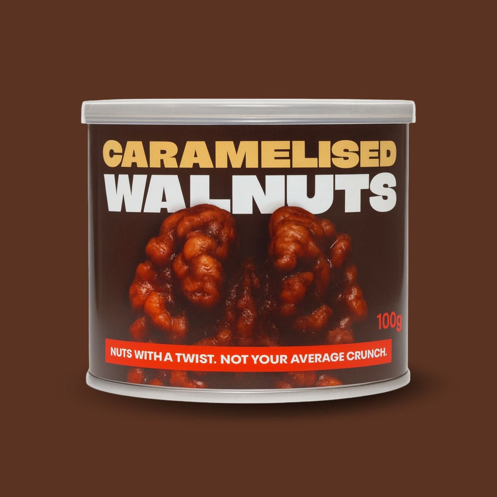 Caramelised Roasted Walnut - 100g – Flavoured Walnuts